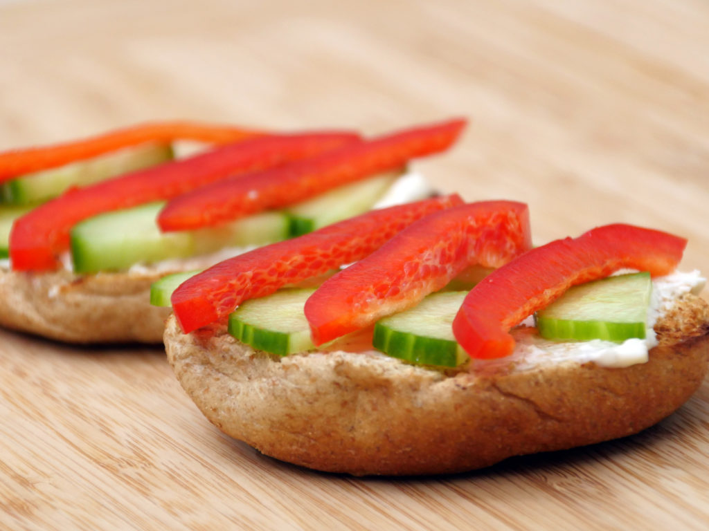 Bagel Breakfast: Veggie Delight | The Leaf
