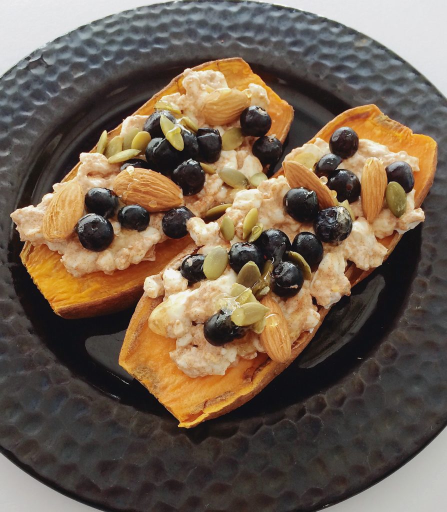 Blueberry Sweet Potato Toast | The Leaf Nutrisystem Blog