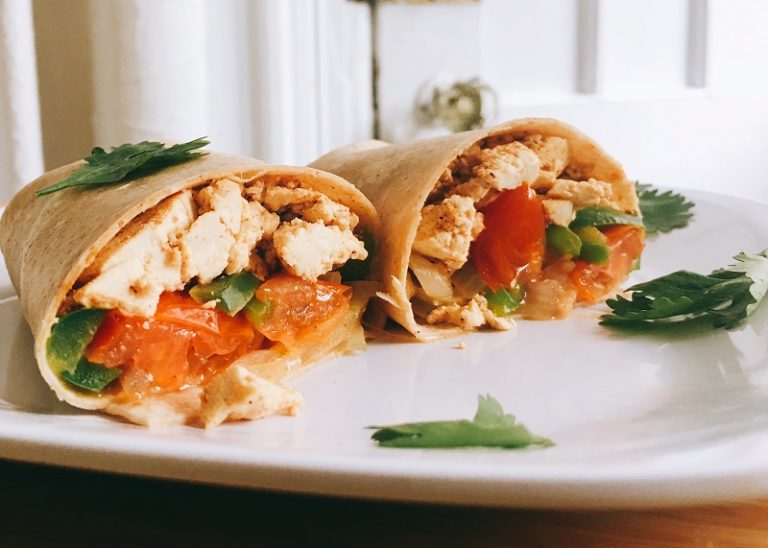 Chipotle Tofu Breakfast Burrito | The Leaf