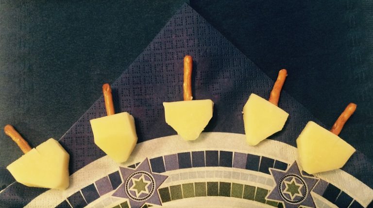 Cheese Dreidel Festive Snack | The Leaf