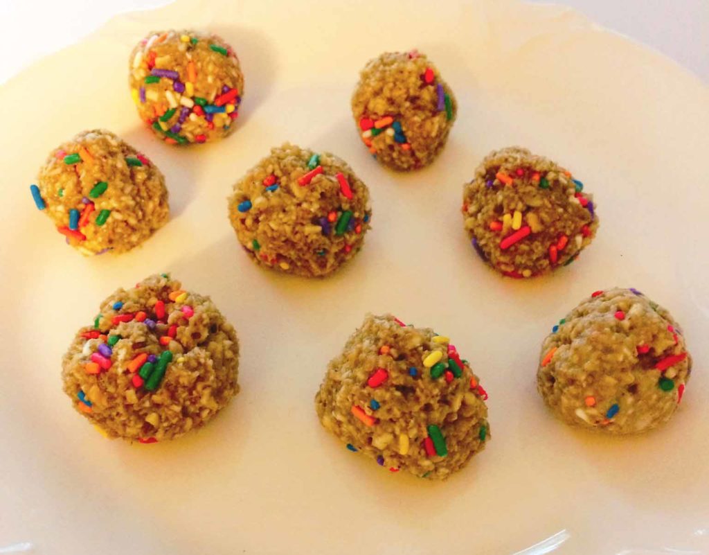 Birthday Cake Protein Bombs | The Leaf