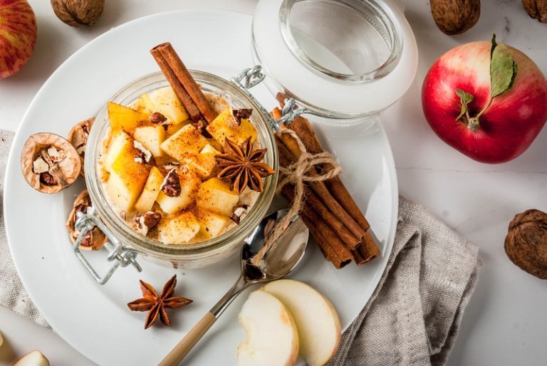 Cinnamon Apple Parfait | The Leaf