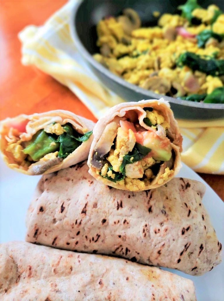 Breakfast Burrito: Vegan Tofu Scramble | The Leaf