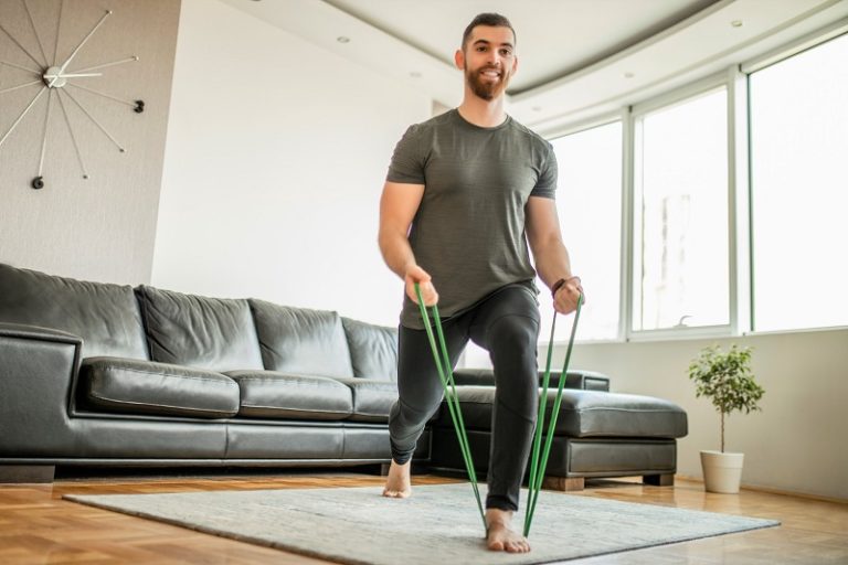 Easy Beginner Resistance Band Exercises | The Leaf