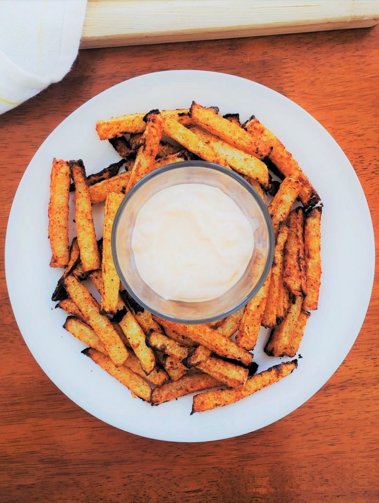 Air Fryer Jicama Fries Recipe | The Leaf