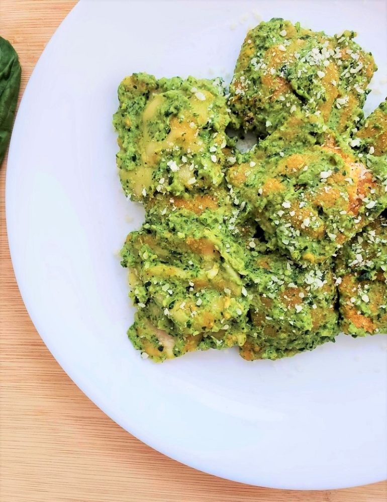 Air Fried Toasted Ravioli with Green Sauce | The Leaf