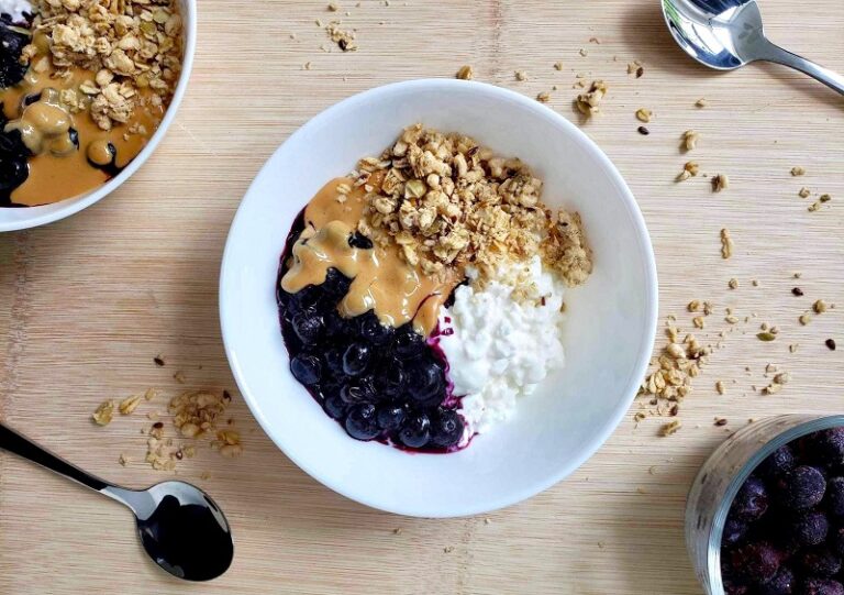Peanut Butter And Jelly Cottage Cheese Bowl The Leaf