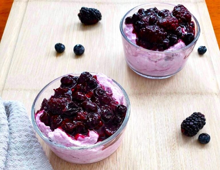 High Protein Berry Yogurt Mousse Recipe | The Leaf