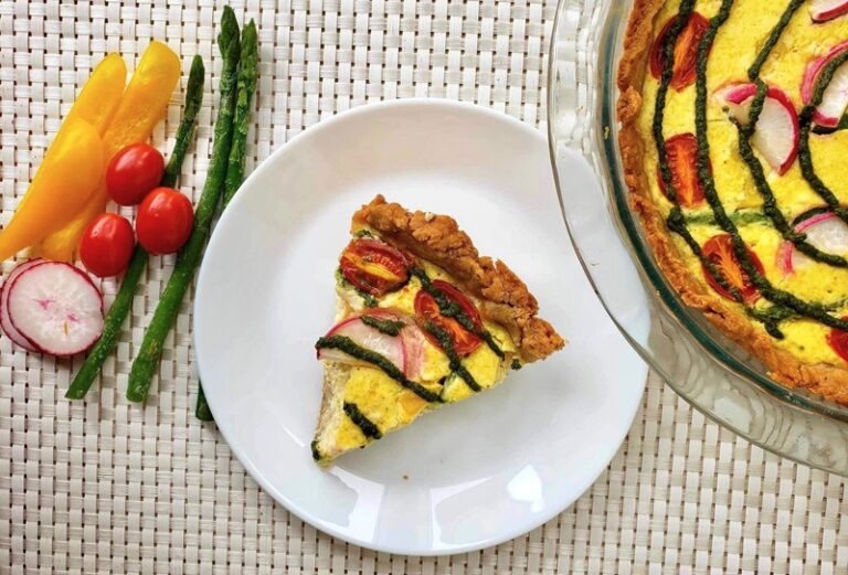 Spring Vegetable Tart Recipe | The Leaf