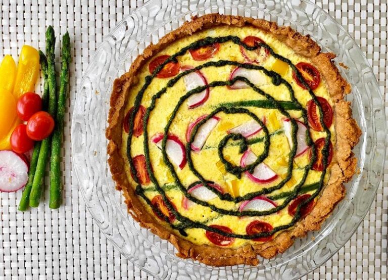 Spring Vegetable Tart Recipe | The Leaf